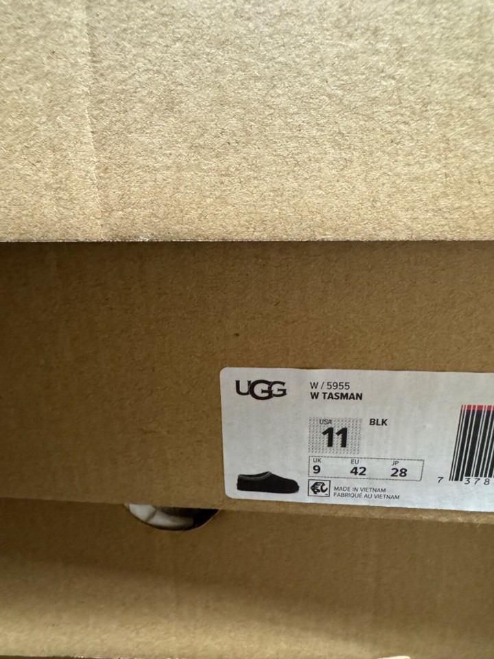 UGG Women Tasman 5955 Slipper Chestnut/Sand/Mustard Seed/Goat/Caribou ...