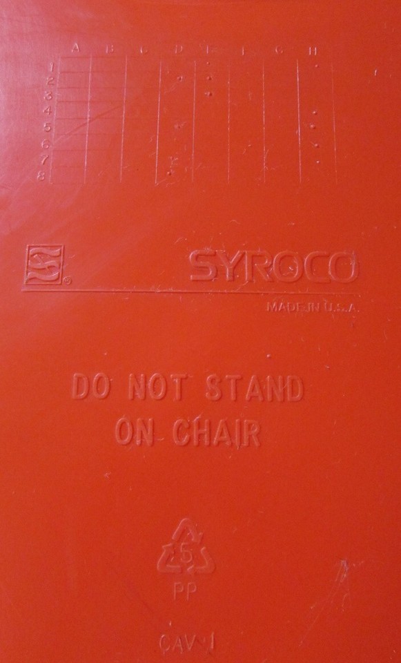 USA Made SYROCO 1970's DISNEY Mickey Mouse Club Red Plastic Child's ...