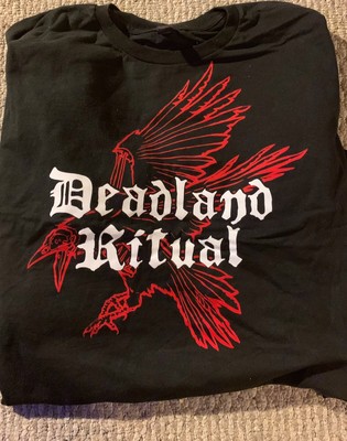 DEADLAND RITUAL XL T SHIRT TROUBADOUR 1ST EVER SHOW BLACK SABBATH GUNS ...