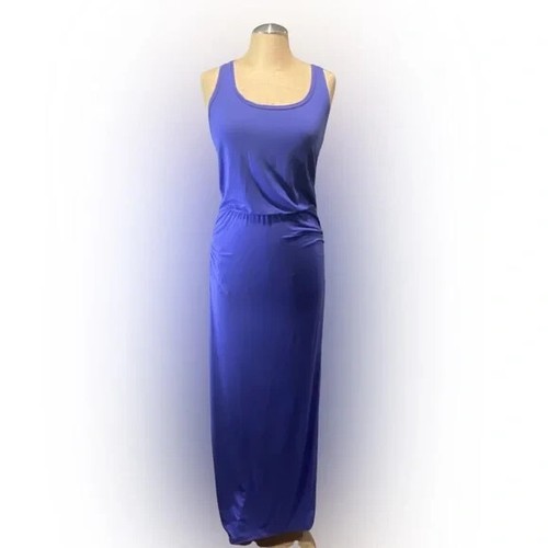 Splendid Blue Racerback Maxi Dress Womens Size Small | eBay