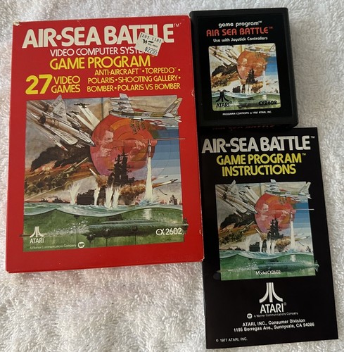 Air Sea Battle - Vintage Boxed Atari 2600 game CIB | eBay