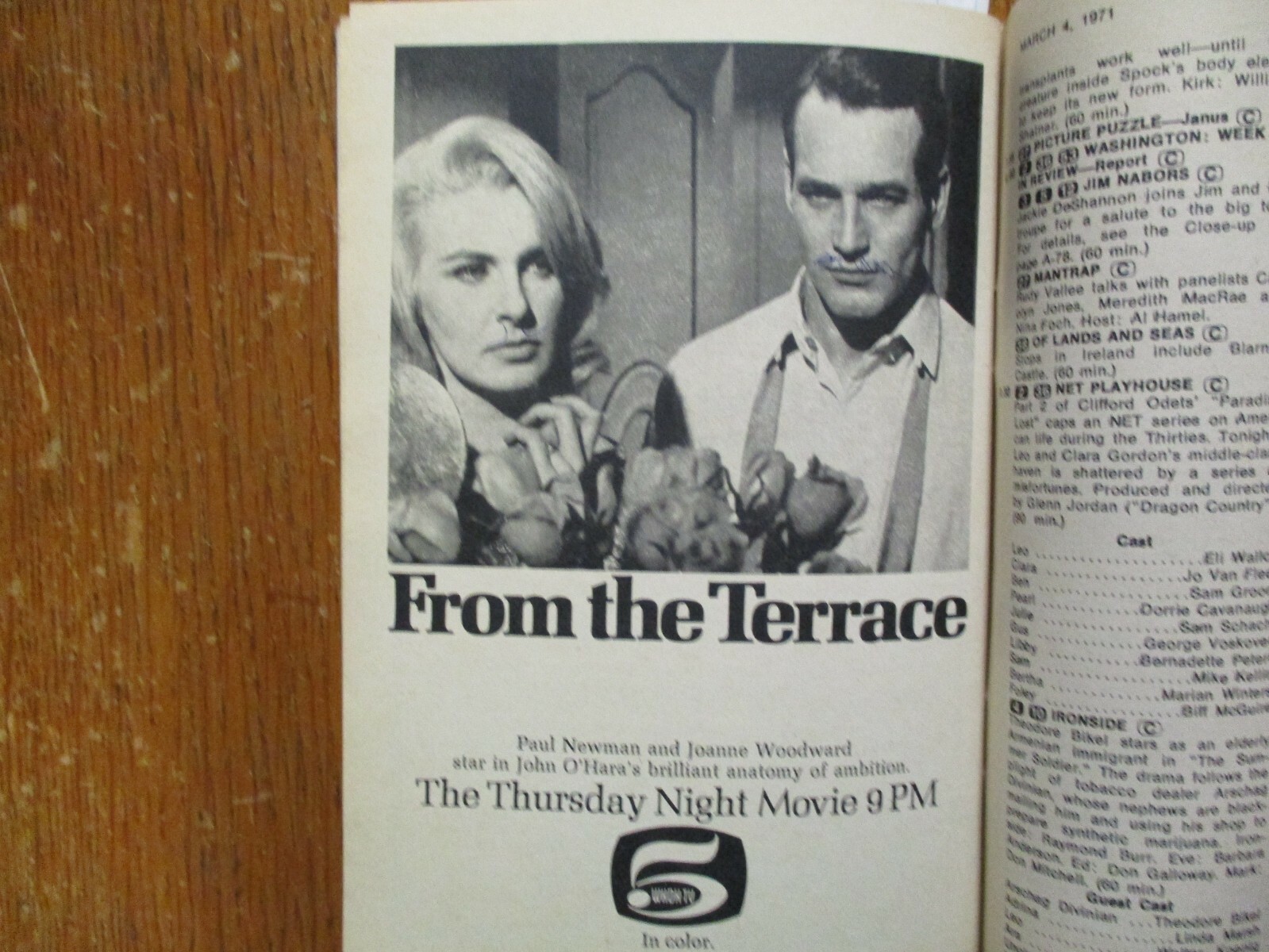 Feb-1971 TV Guide Magaz(THE SENATOR/HAL HOLBROOK/SHARON ACKER/TONI BULL ...