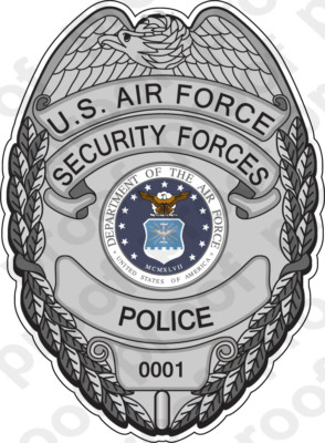 STICKER USAF SECURITY POLICE BADGE | eBay UK