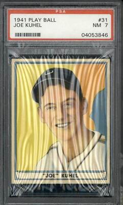 1941 Play Ball #31 Joe Kuhel - PSA 7 | eBay