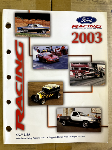 FORD PERFORMANCE 2003 CATALOG Brochure 170 PAGES MUSTANG F150 Racing ...