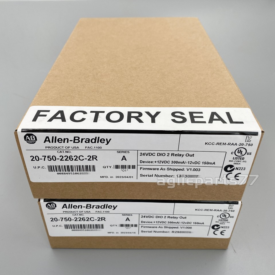 Allen-Bradley 20-750-2262C-2R PowerFlex 750 24V DC IO Option Module NEW ...