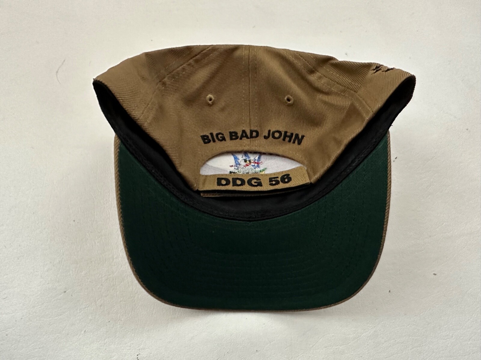 USS JOHN S McCAIN DDG 56 Logo The Corps Beige Baseball Cap Hat One Size ...