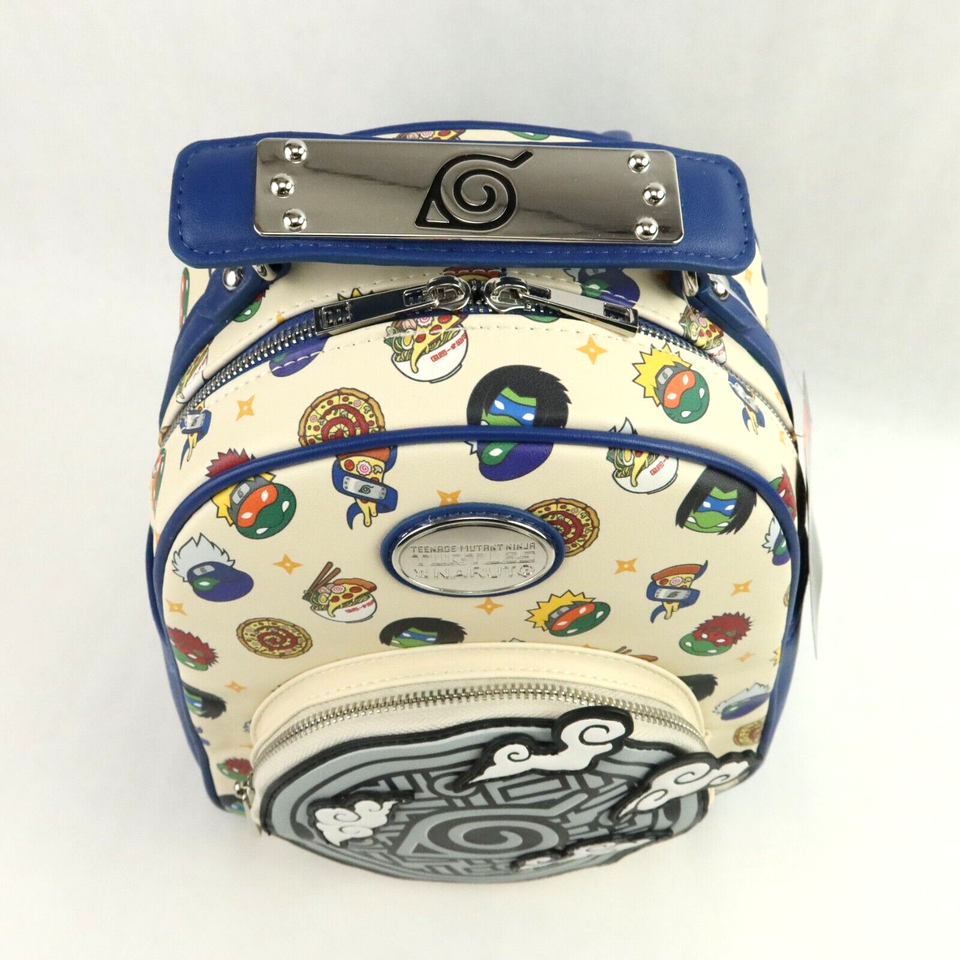 Naruto x Teenage Mutant Ninja Turtles Mini Backpack Shinobi Hidden Leaf ...