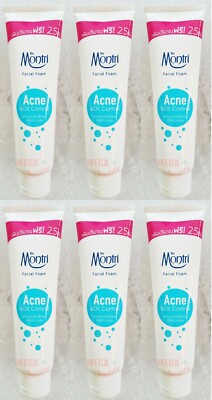 6 x 125g Dr.montri Facial Foam Anti-acne Formula And Eliminate Oiliness ...