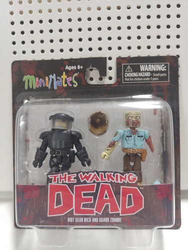 Minimates Riot Gear Rick Guard Zombie The Walking Dead | eBay