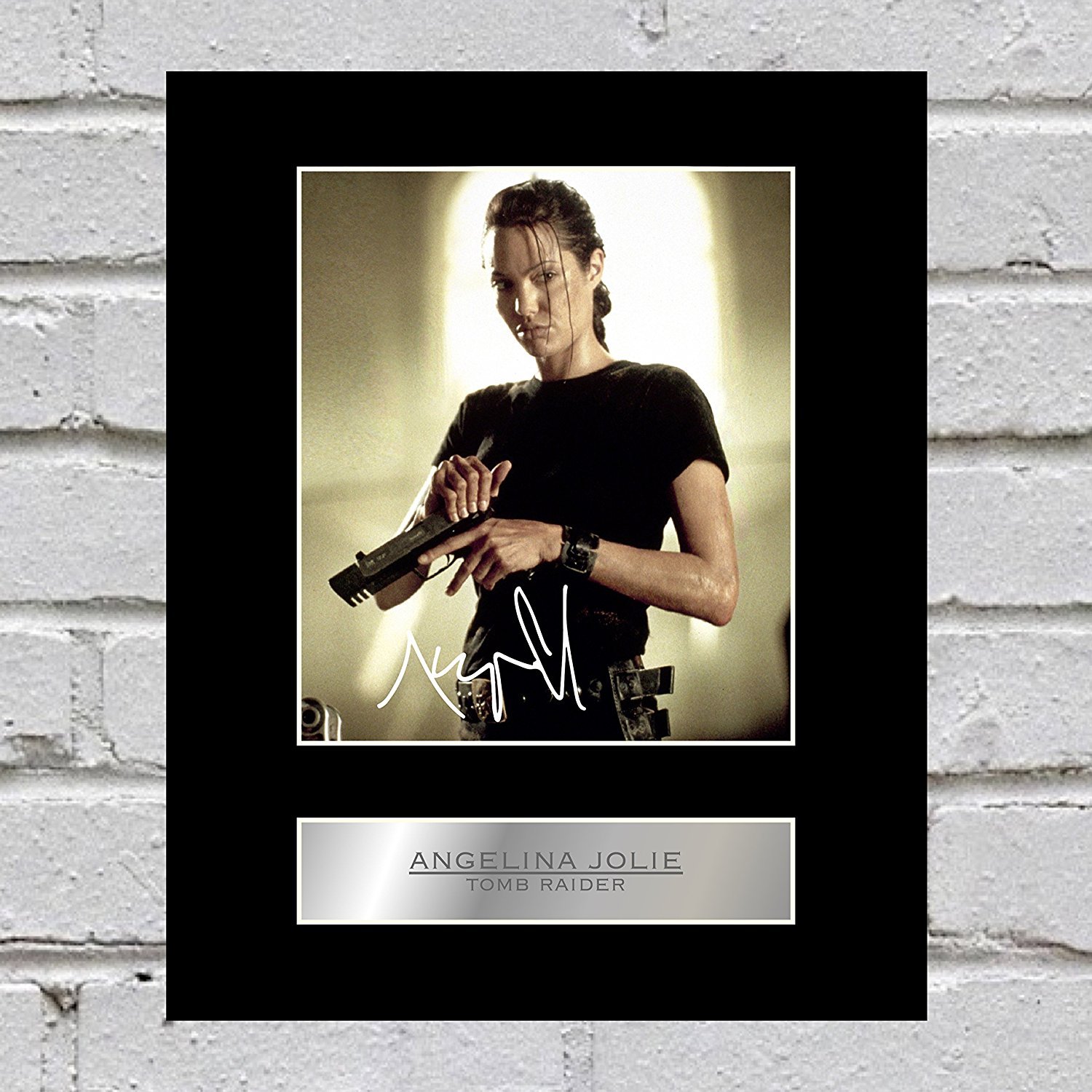 Angelina Jolie Signed Mounted Photo Display Tomb Raider | eBay UK
