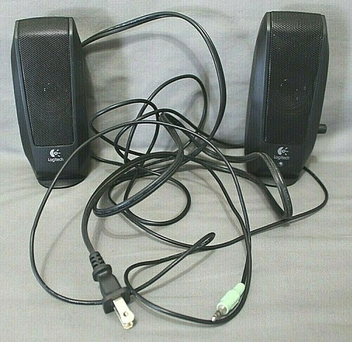 Logitech S120 Desktop Speaker System - Black 97855056702 | eBay