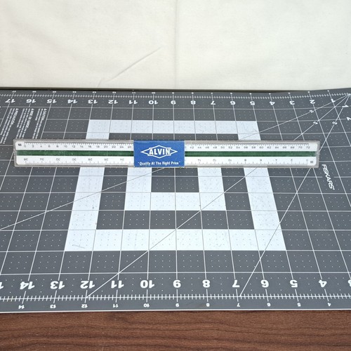 VTG Alvin 241P Series Engineering Drawing Triangular Scale Ruler Made ...