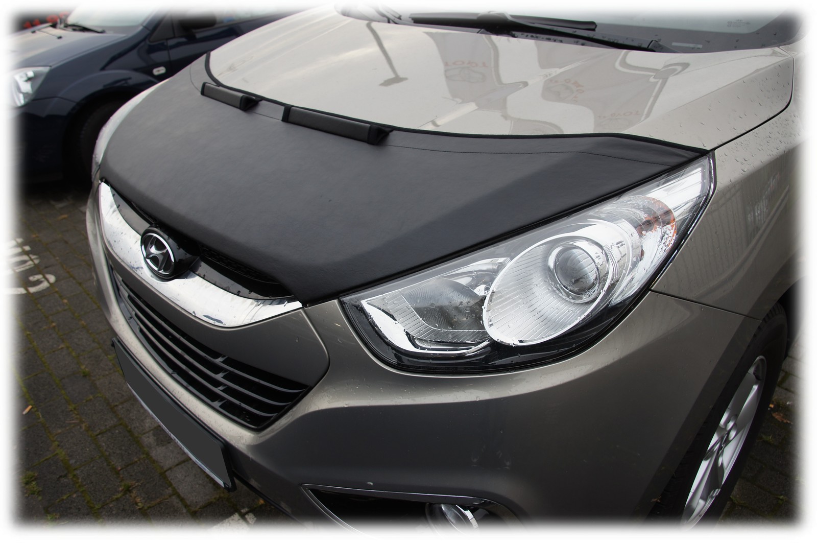 Bonnet Bra fit Hyundai Tucson IX35 2009-2015 CAR HOOD BRA NOSE FRONT ...