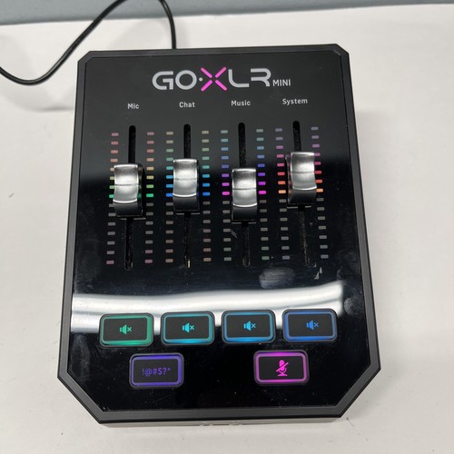 TC Helicon GoXLR MINI Online Broadcast Mixer with USB/Audio Interface ...