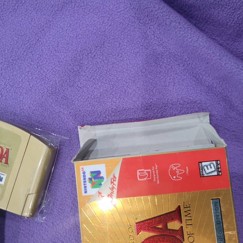 ZELDA OCARINA OF TIME COLLECTORS EDITION N64 GOLD CARTRIDGE (CIB) | eBay