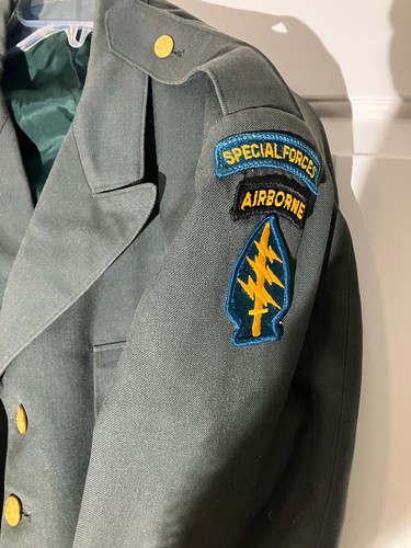 Special Forces Class A Uniform With Patches US Army Officer Airborne ...