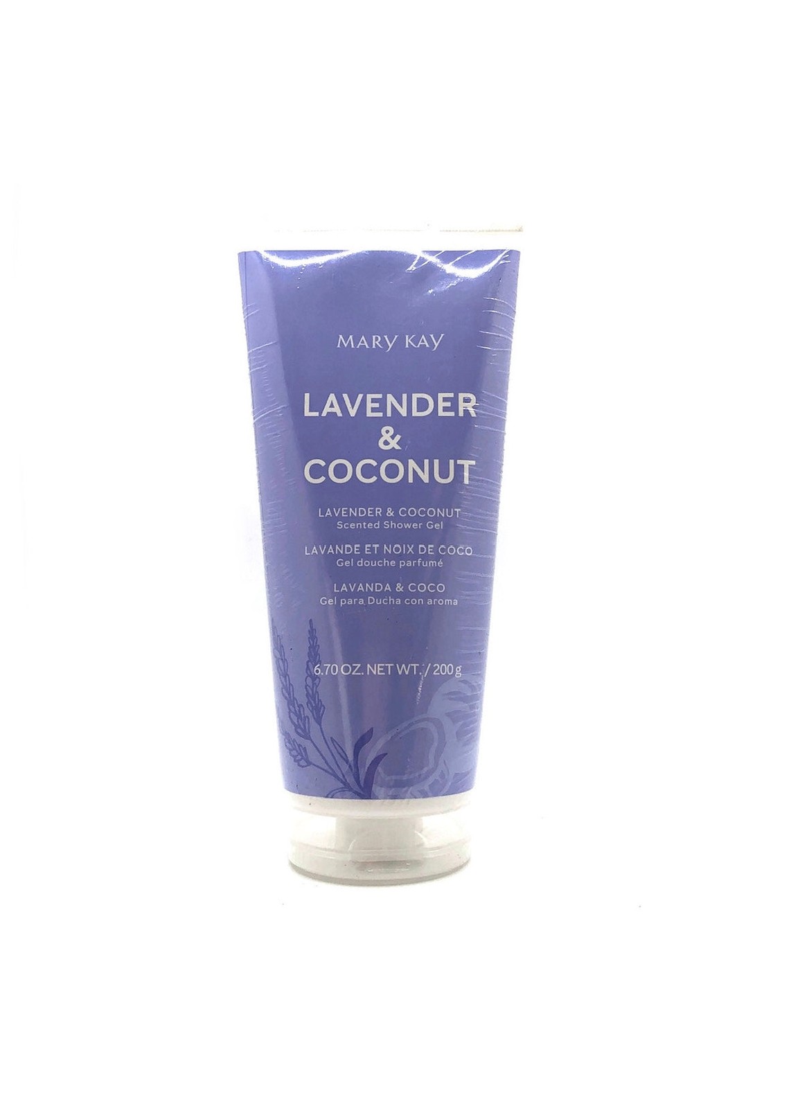 MARY KAY LAVENDER & COCONUT SCENTED SHOWER GEL~FULL SIZE~LIMITED ...