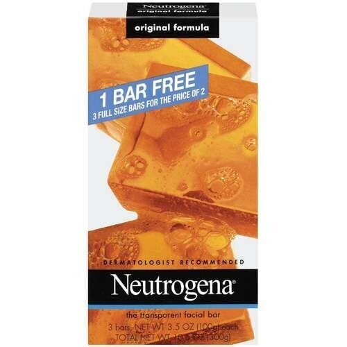 Neutrogena Facial Bar - 3 Pack for sale online | eBay