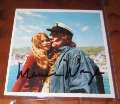 Marisa Wayne daughter of John Wayne signed autographed photo 4x4 | eBay
