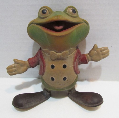 REMPEL FROGGY THE GREMLIN SQUEEZE TOY FIGURE 1948 VINTAGE RUBBER 5 ...