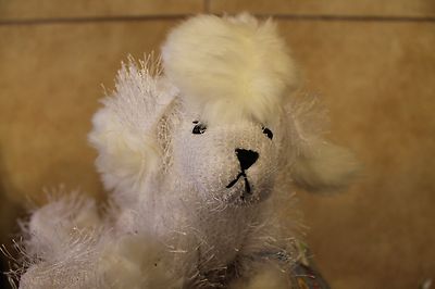 Ganz Lil Kinz HS014 White Poodle Plush Plushie Stuffed Animal Toy New ...