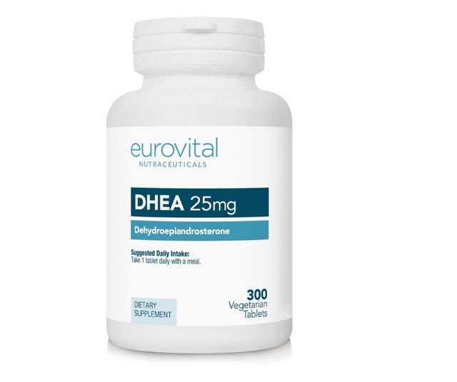 DHEA 25mg 300 Vegetarian Tablets Eurovital Retail for sale online | eBay