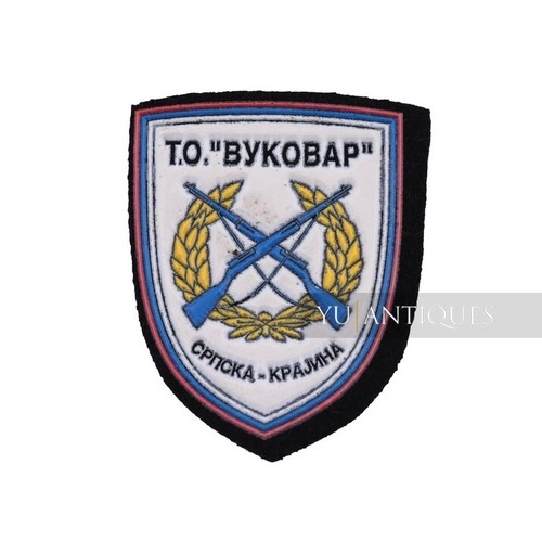 T . O . Territorial Defense VUKOVAR SRPSKA SERBIAN KRAJINA Patch ...