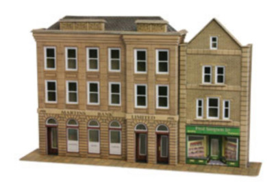 Metcalfe PO271 Low Relief Bank & Shop Card Kit OO/HO Gauge | eBay UK