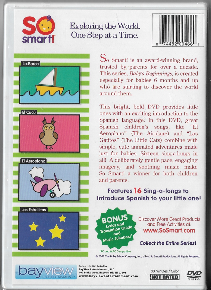 So Smart - Spanish (DVD, 2013) NEW! 874482004661| eBay