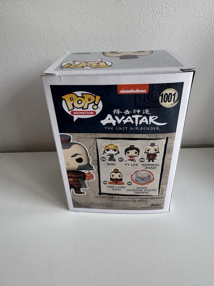 Funko Pop: #998 Admiral Zhao:Avatar The Last Airbender: Animation: NEW ...