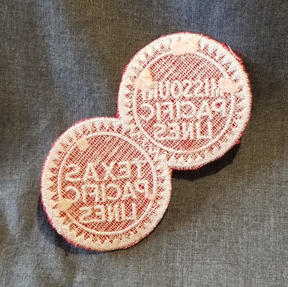 LMH Patch MISSOURI TEXAS PACIFIC Lines MO-PAC MOPAC MP TP T&P Buzzsaw ...