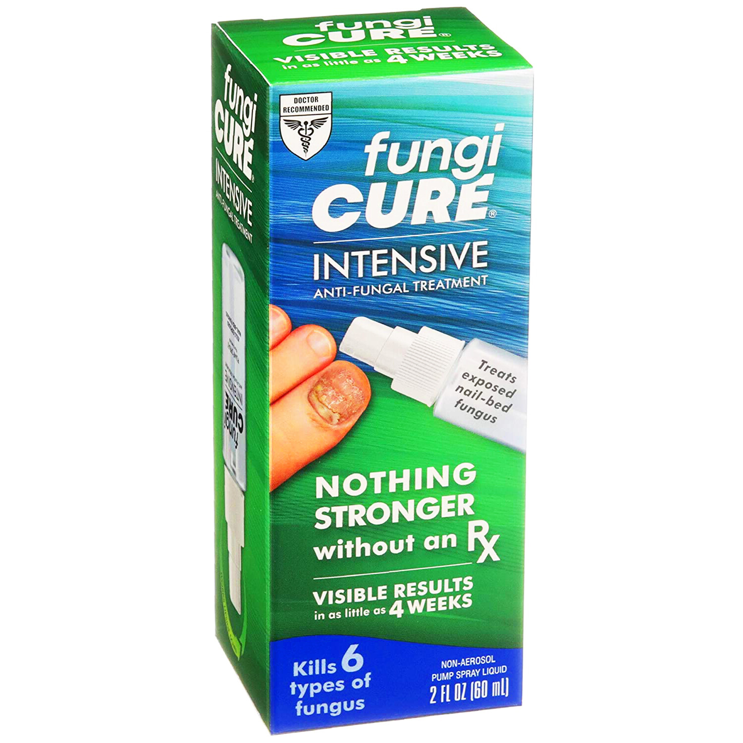 Fungicure INTENSIVE ANTI-FUNGAL TREATMENT SPRAY Nail Foot Care MAXIMUM ...