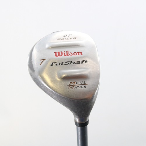 Wilson FatShaft Railer Metal Matrix 7 Fairway Wood Graphite S Stiff RH ...