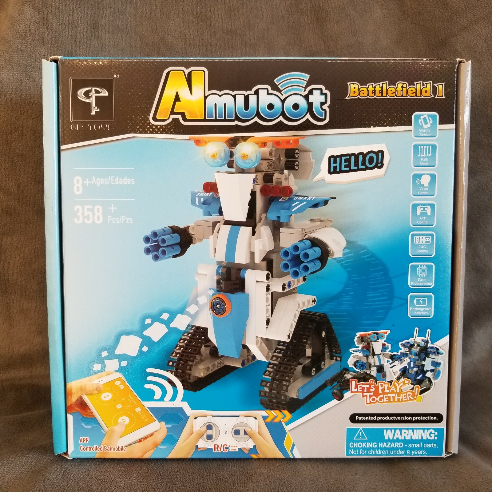 Almubot Battlefield 1 RC Robot Lego Model Building Creation Kit B772 ...