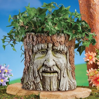 J.R.R. Tolkien "The Hobbit" Whimsical Tree Face 2 In 1 Garden Planter ...