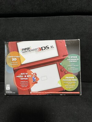 Nintendo 3DS XL Launch Edition Handheld Red Complete In Box | eBay