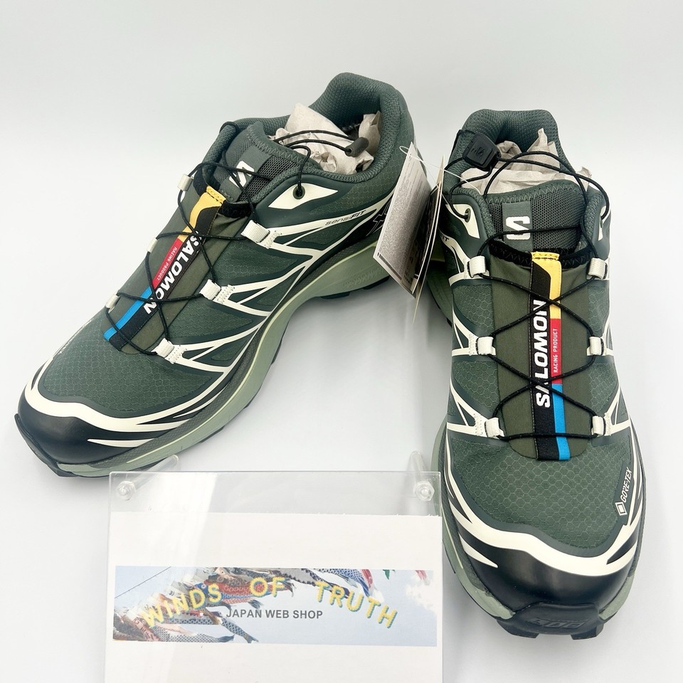 Salomon XT-6 GORE-TEX Urban Chic Black Lime Cream L47581300 Men's US 5 ...