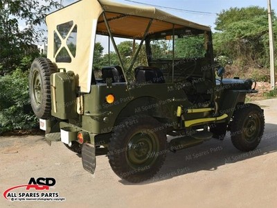 SOFT TOP FOR WILLYS JEEP CJ2A CJ3A++For Cross Bow Frame- CANVAS | eBay