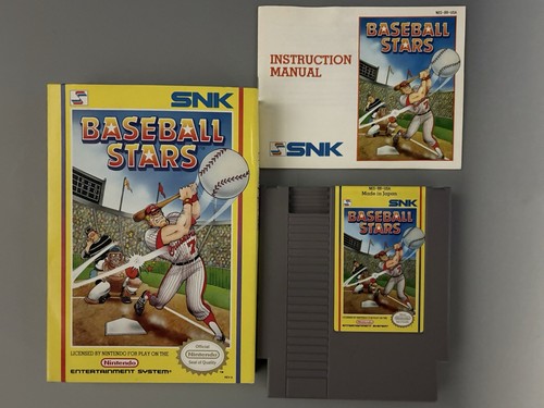Nintendo Baseball Stars NES Original in Box Works !! | eBay