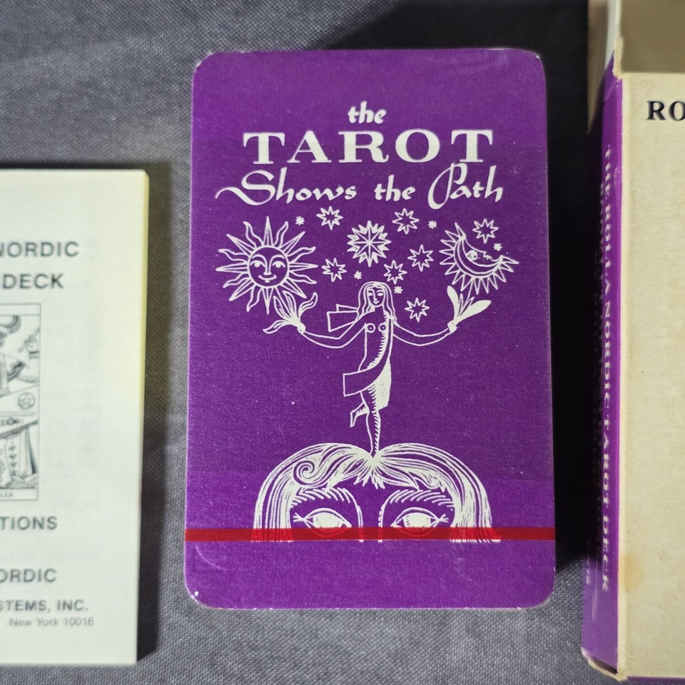 Vintage Rolla Nordic Tarot Card Deck 1981 SEALED AGMULLER & Cie Fortune ...