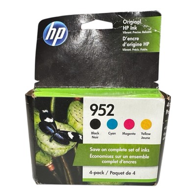 HP 952 Combo 4 Pack Ink Cartridges Black Yellow Cyan Magenta Exp Sept ...