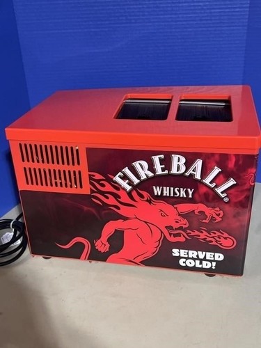 FIREBALL WHISKEY 2 Bottle Quick Pour Electric Cooler "Grab and Pour ...