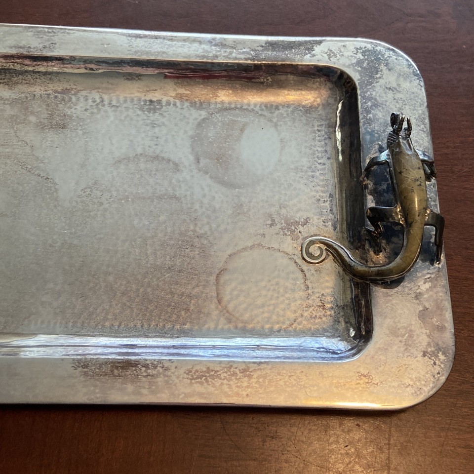 Los Castillo Taxco Mexico TA-01 Sterling Silver 11” Serving Tray - Appx ...