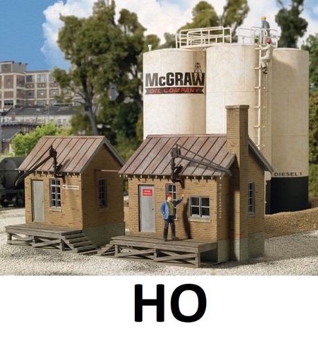 HO Scale - McGraw Oil Company - "BUILDING KIT" Walthers 933-2913 | eBay