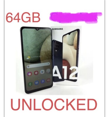 SAMSUNG Galaxy A12 A125M 64GB SIM GSM Unlocked - Black | eBay