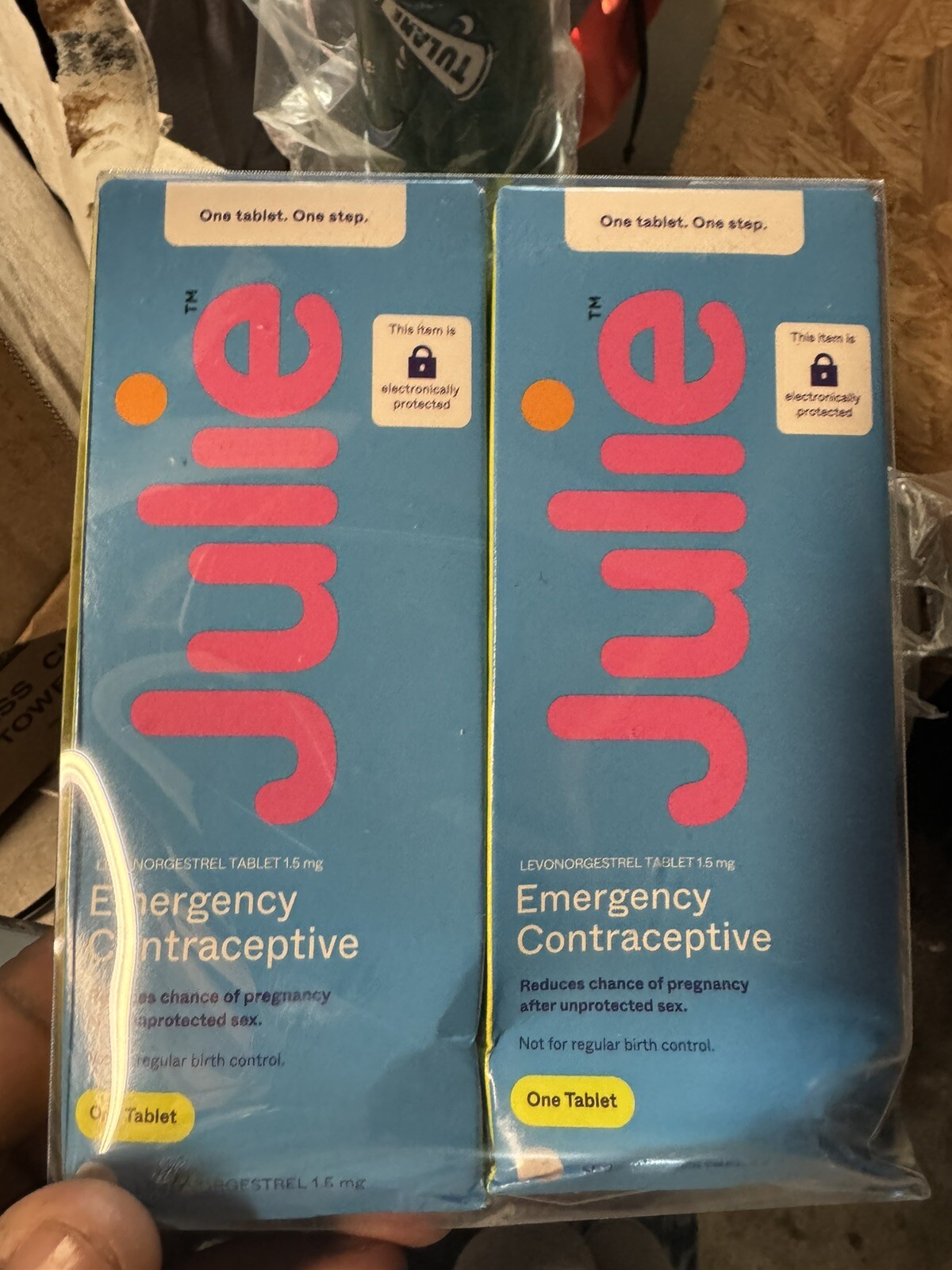 Julie Emergency Contraceptive 1 Tablet AKA Morning After Pill 9/25 Case ...
