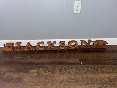 Wooden Tractor Trailer Boys Bedroom Room Decoration Toy - Jackson | eBay