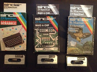 Scrabble, Survival & Make a Chip - ZX Spectrum cassette | eBay UK