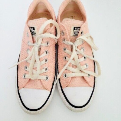 Converse Sneakers Womens size 7 Pink All Star Madison Ox Textured ...